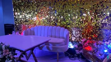 Área interna para casamento