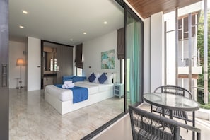 Villa Exclusiva, 4 quartos, piscina privativa, vista para a piscina | Berços/camas para crianças grátis, Wi-fi grátis