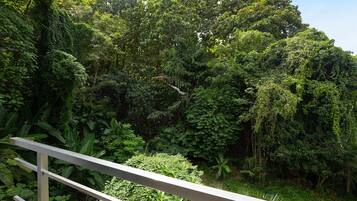 Villa Design, 4 quartos, piscina privativa, vista para o jardim | Vista da varanda