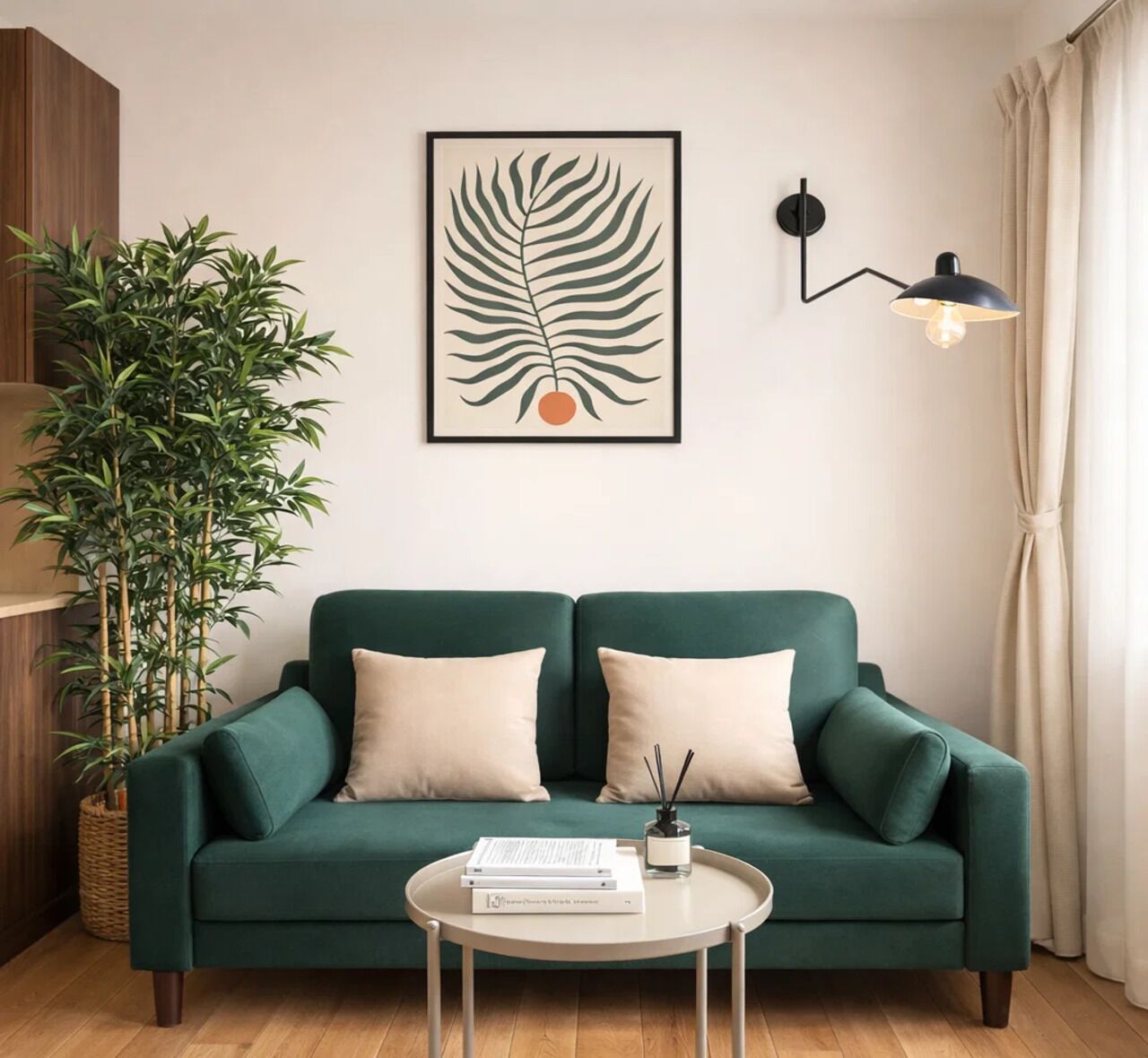 Apartamento básico, vista para o pátio | Área de estar | Smart TV 80 cm com canais digitais