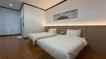 Quarto Twin Comfort, vista para o pátio | Wi-fi grátis