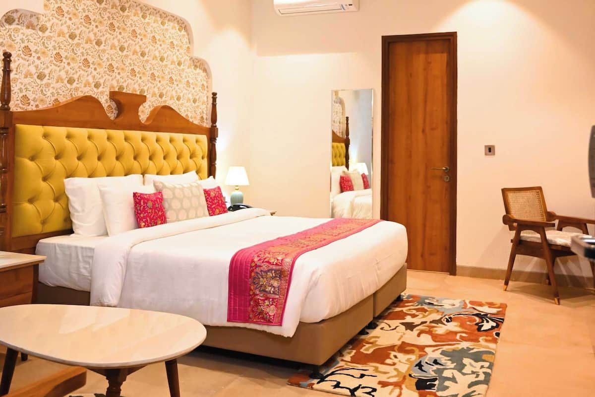 Quarto Superior, vista para o jardim | Cofre no quarto, secretária, Wi-fi grátis