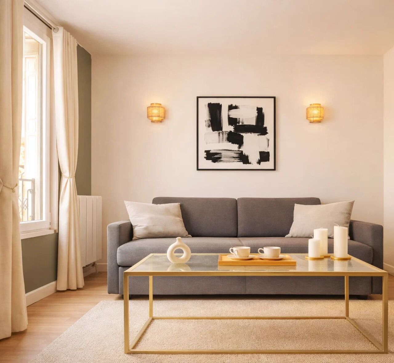 Estúdio, Vista para a cidade | Sala de estar | Smart TV de 80 cm com canais digitais 