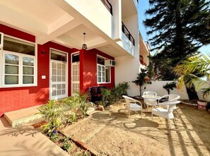 Quarto luxo, sacada, vista para a montanha | Terraço/pátio