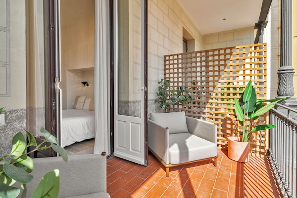 Quarto Duplo, pátio | Terraço/pátio interior