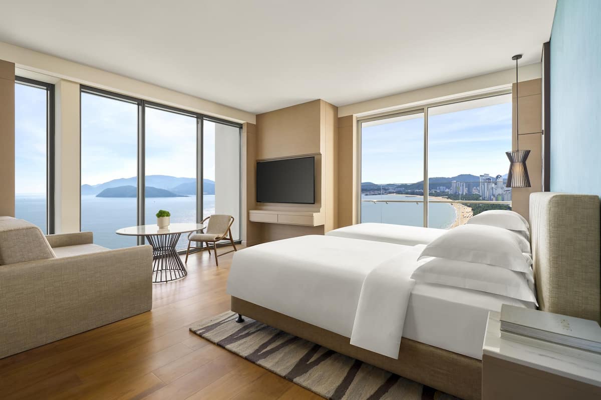 Quarto Deluxe, 2 camas individuais, vista para o oceano | Vista do quarto