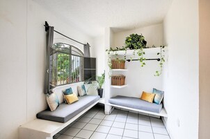 Estúdio conforto | Área de estar | Smart TV, serviços de streaming