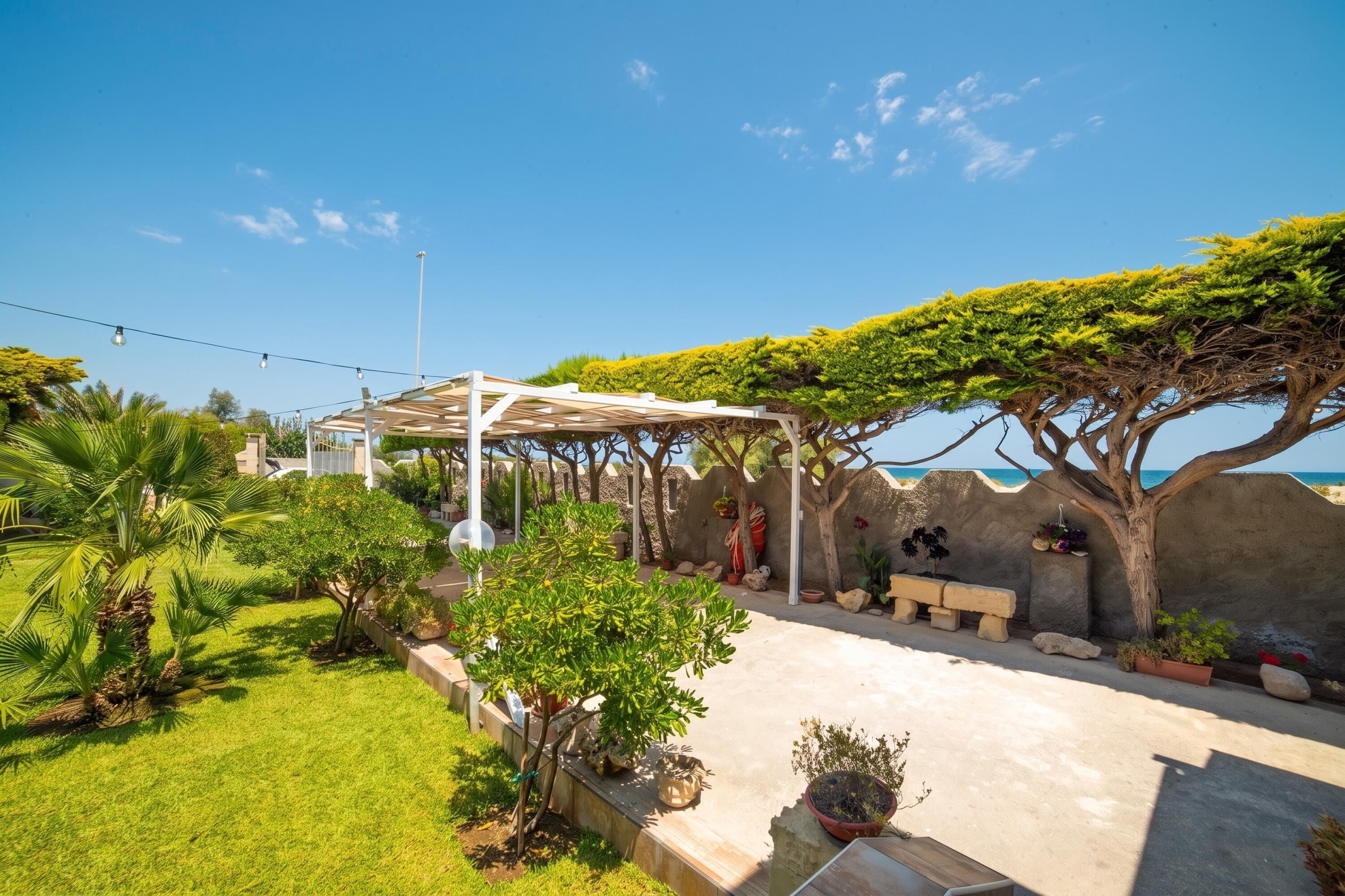 Vila standard, 1 quarto, ar-condicionado, de frente para o mar (Villa G&G On Sea Shore) | Terraço/pátio