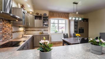 Apartamento Deluxe, varanda, vista para o parque | Cozinha privada