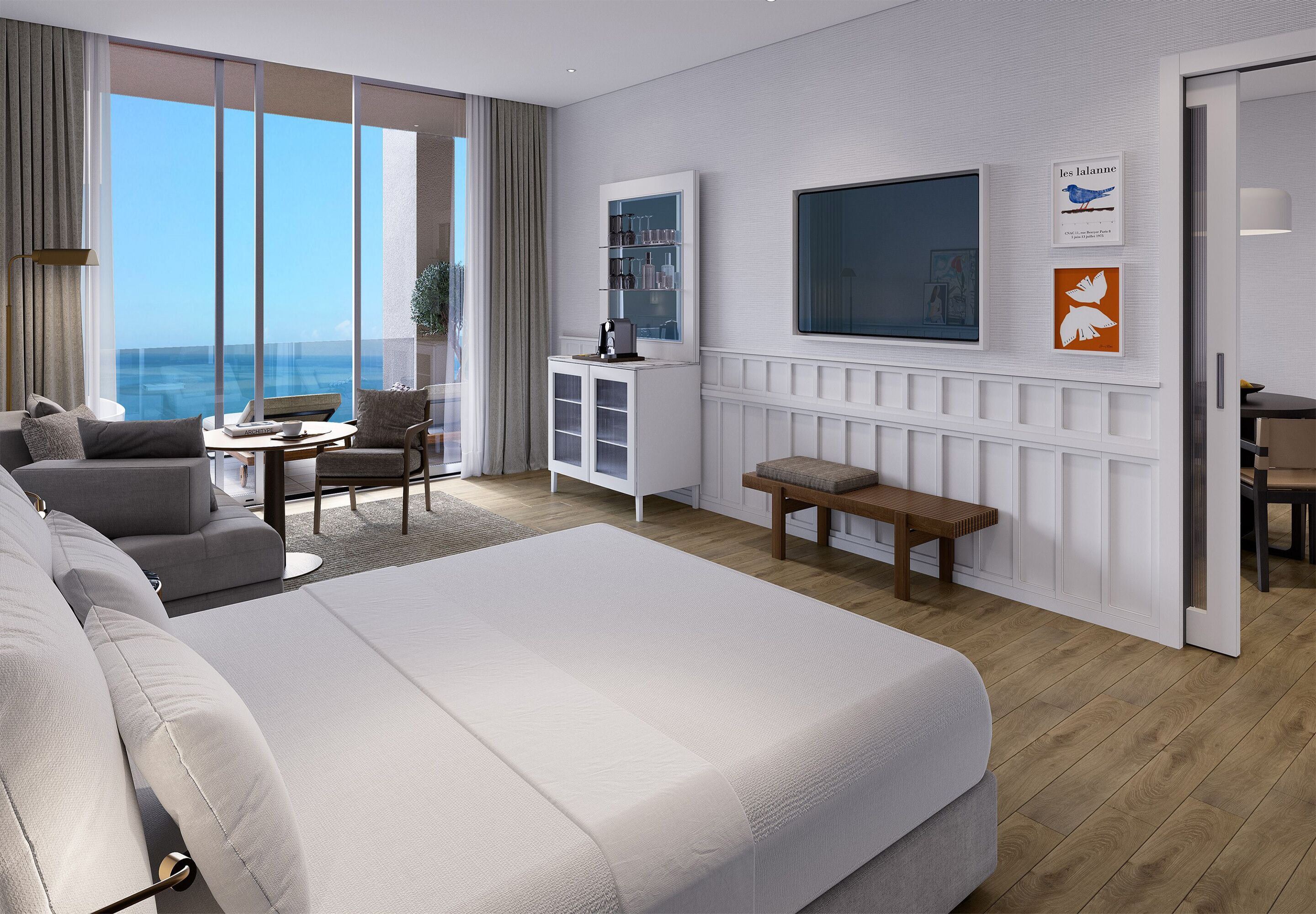 Suíte júnior | Frigobar, cofres nos quartos, ferros/tábuas de passar roupa