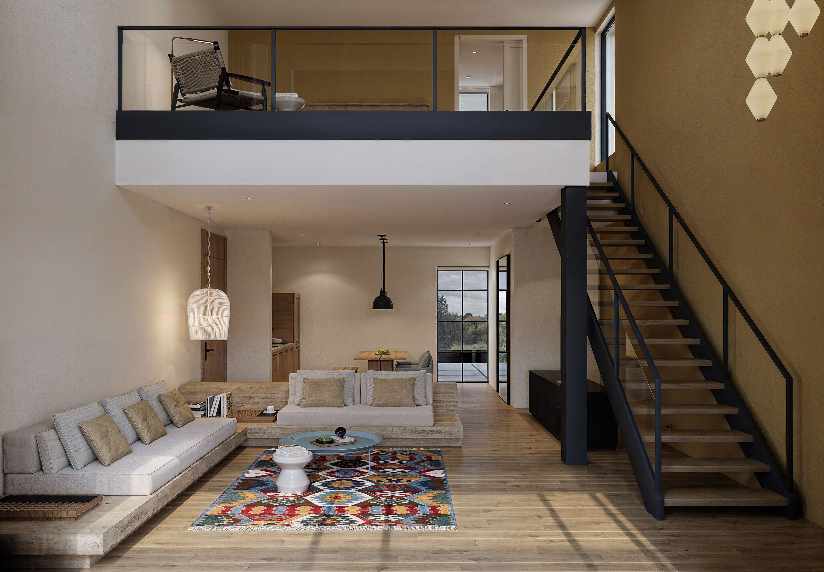 Loft (Adult Priene) | Frigobar, cofres nos quartos, ferros/tábuas de passar roupa