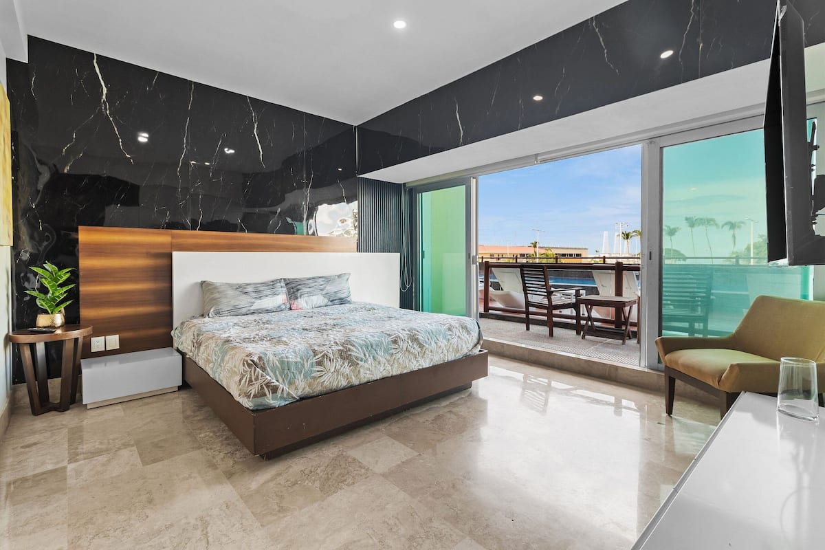 Apartamento Deluxe | Lençóis de algodão egípcio, roupa de alta qualidade