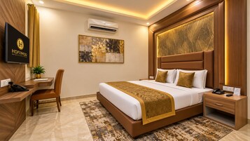 Quarto Duplo Deluxe | Lençóis de algodão egípcio, roupa de alta qualidade, edredões de penas 