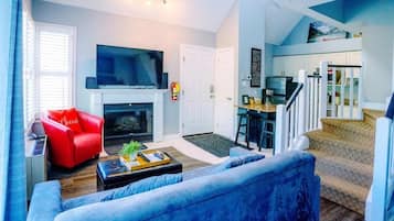 Apartamento Standard, 2 quartos, não fumadores, vista para a montanha | Sala de estar