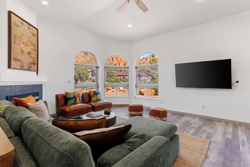 Scenery Home With Red Rock Views Pool Spa Game Room - Sedona