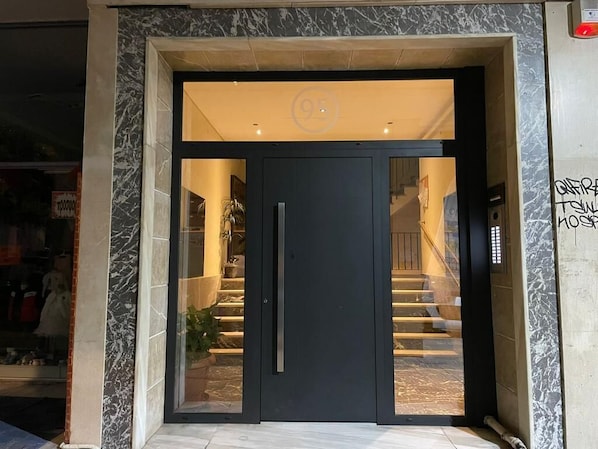 Entrada do alojamento