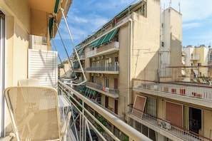 Apartamento, 1 quarto, cozinha, Vista para a cidade | Varanda