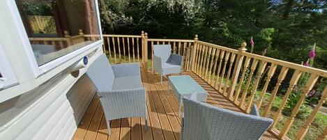 Cabine, 2 quartos, vista para a montanha | Terraço/pátio interior
