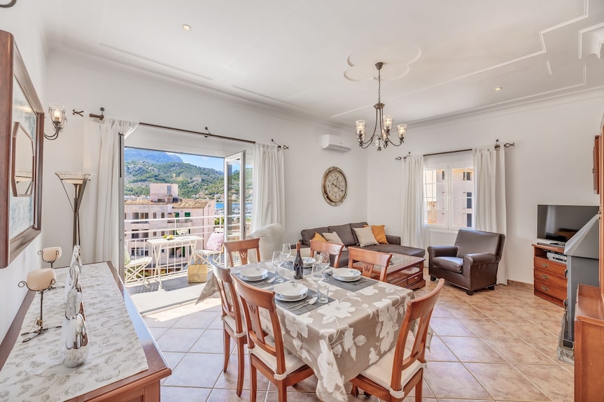 Fantastisch Appartement "Casa Paqui" Met Uitzicht Op Zee, Bergzicht & Wi-fi - Port de Sóller