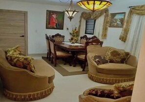 Apartamento, 3 quartos, para fumantes | Opções para refeição