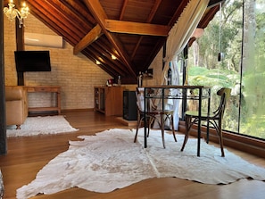 Cabana de Madeira Superior | Sala de estar
