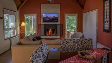 Televisor de ecrã plano de 32 polegadas com canais por cabo