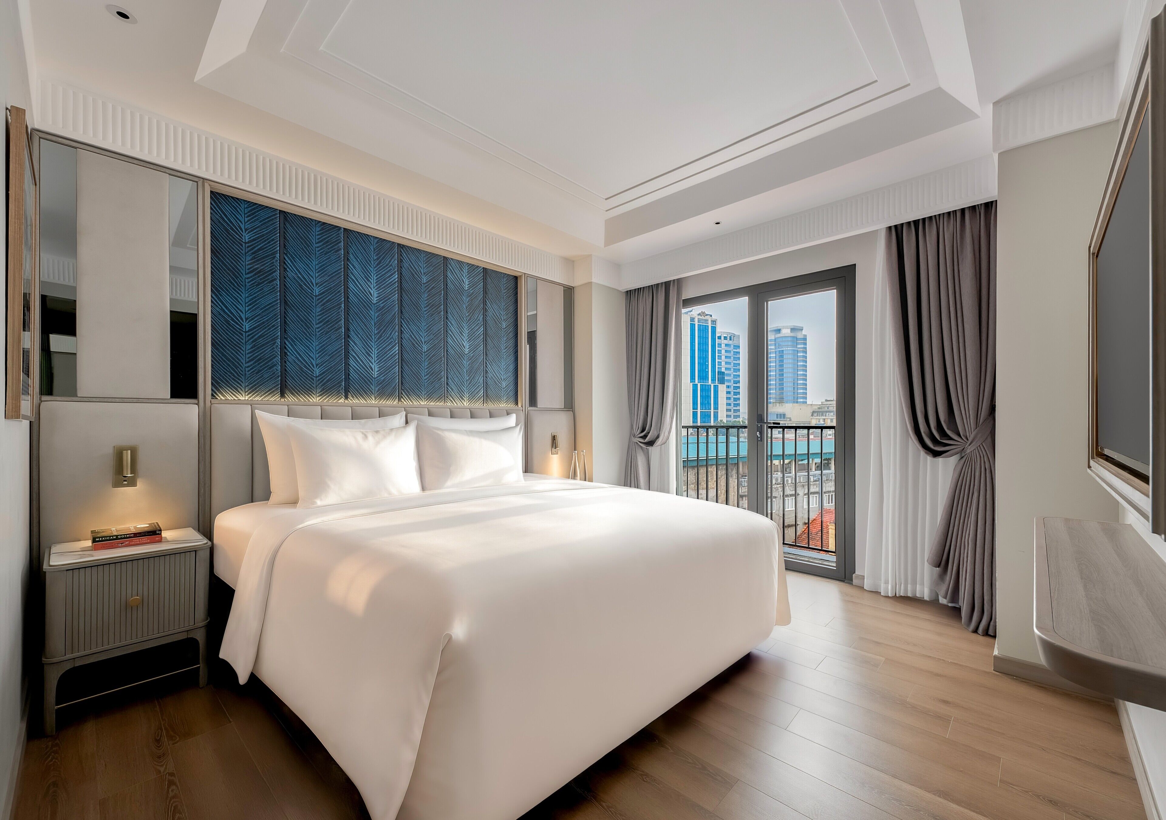 Quarto casal ou duplo executivo | Frigobar, cofres nos quartos, escrivaninha