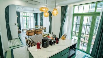 Vila família, vista para o jardim | Roupas de cama premium