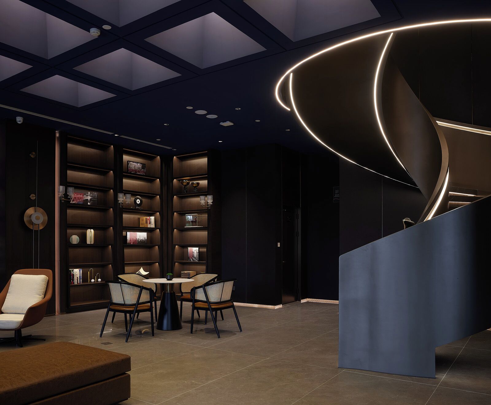 Sala de estar do lobby