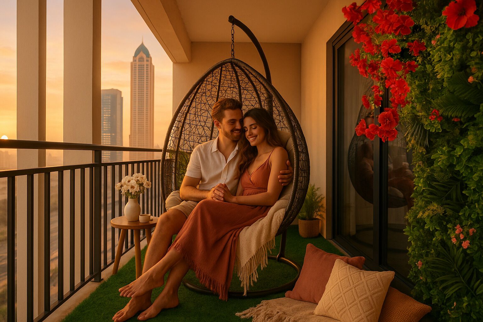 Apartamento Deluxe, varanda, vista para a piscina | Terraço/pátio interior