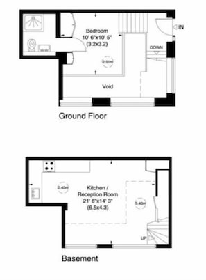 Apartamento | 1 quarto, internet de alta velocidade