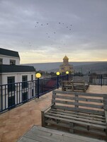 Terraço no piso superior