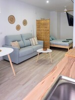 Apartamento Clássico, vista para o parque, junto à praia | Sala de estar