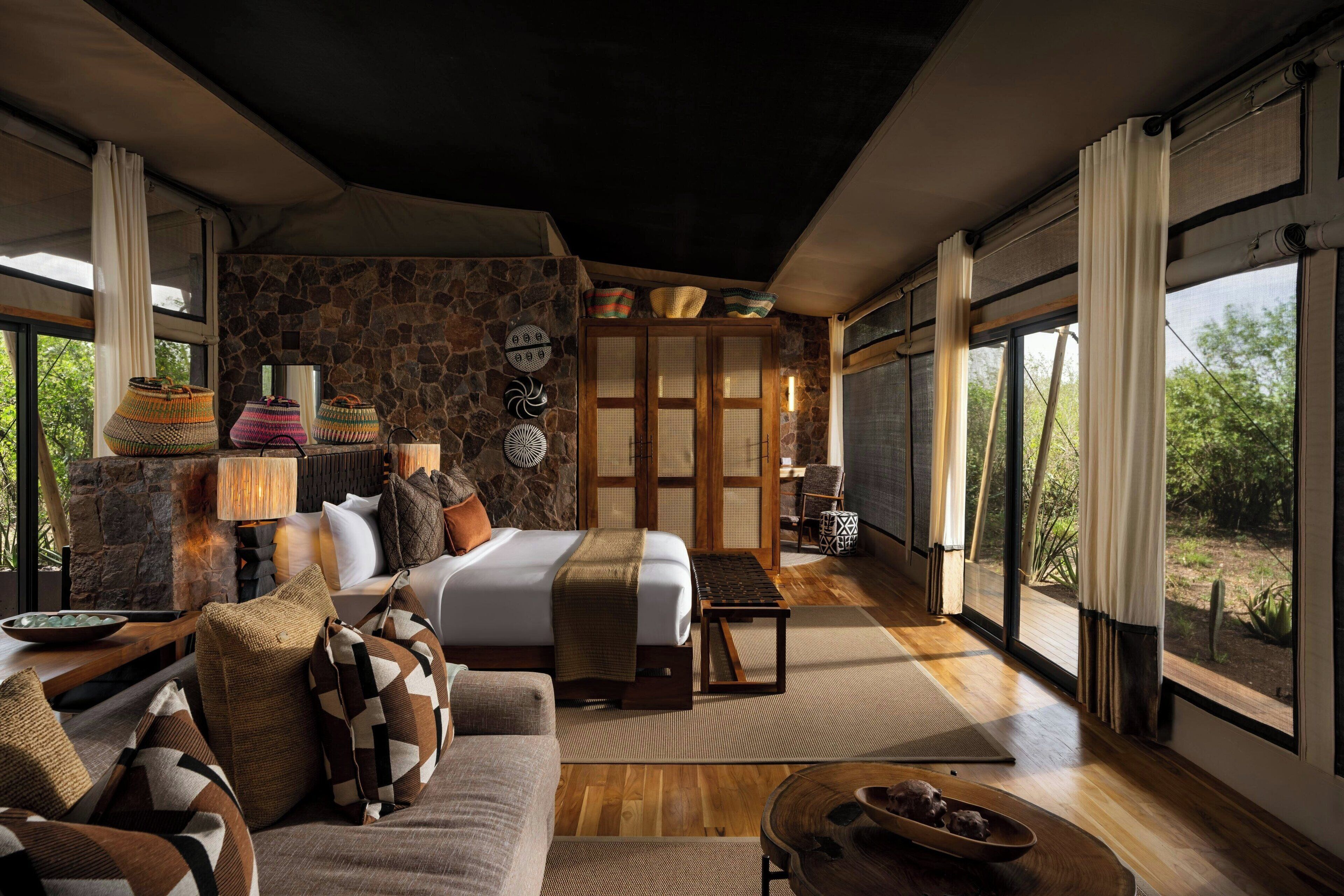 Barraca luxo, 1 cama de casal | Roupas de cama premium