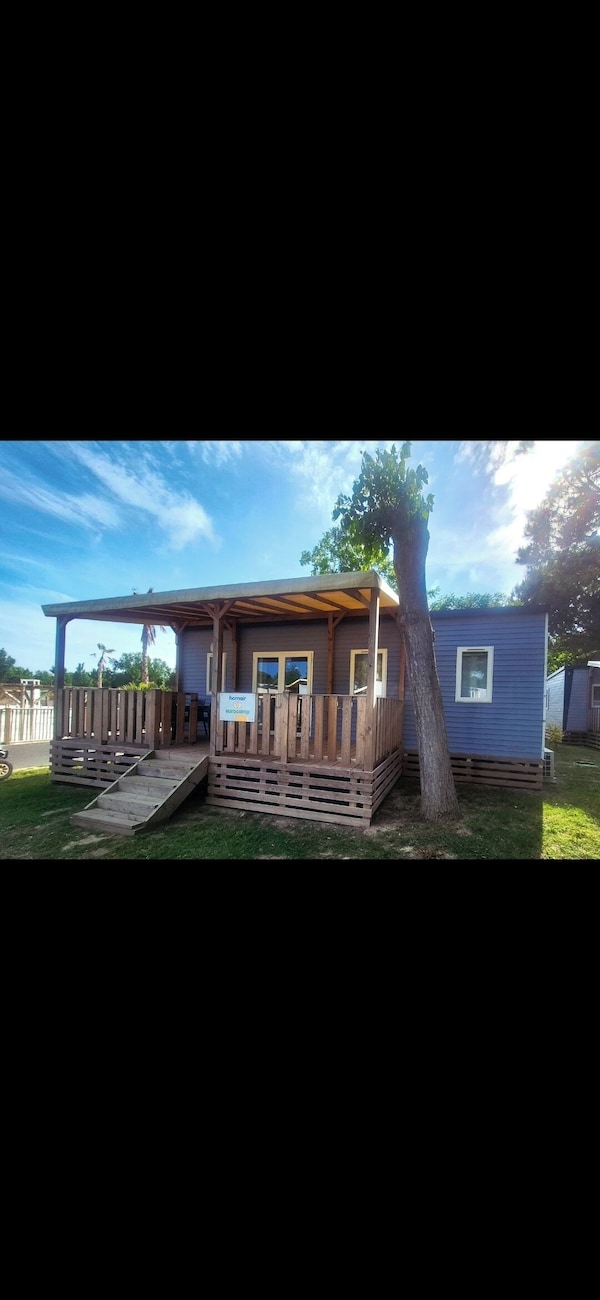 Mobilhome 3 Chambres Camping 5* Climatisé, Vue Sur Le Lagon ! - Valras-Plage