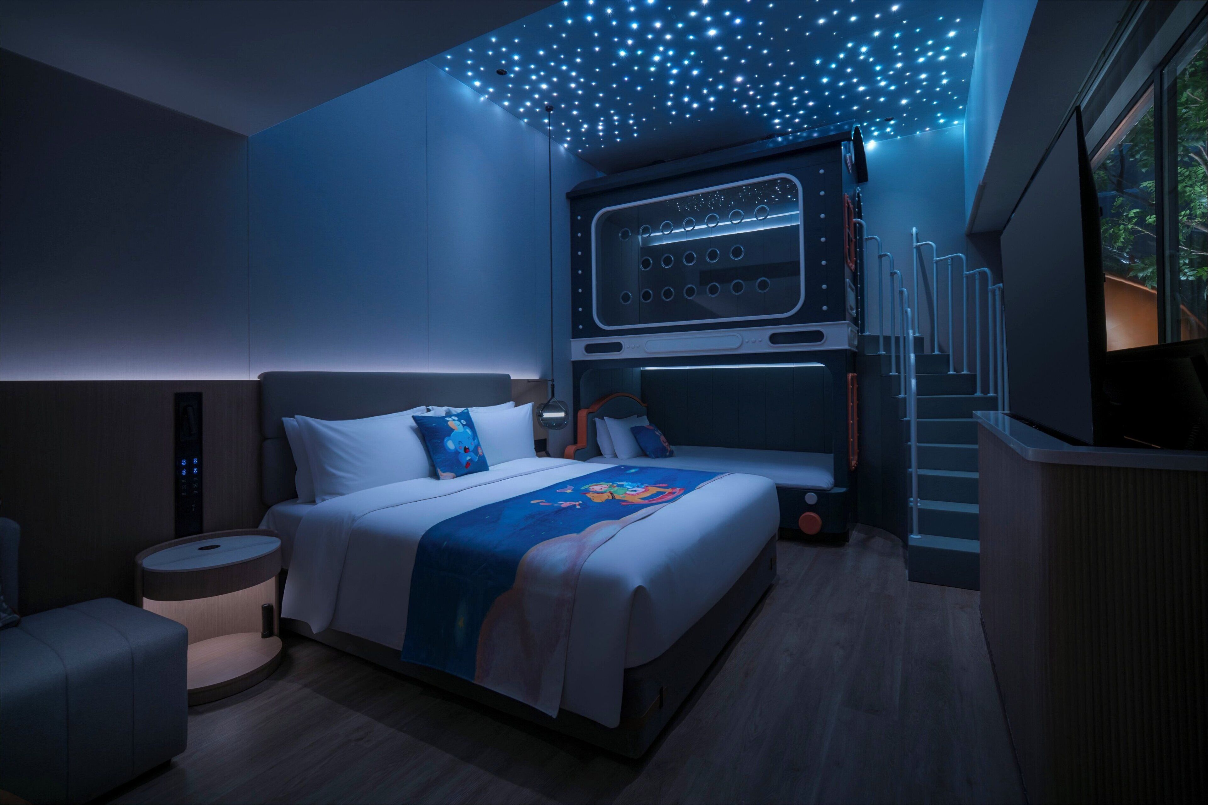 Suite Básica, várias camas (Bunk Suite) | Roupa de alta qualidade, edredões de penas 