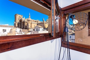 Vista para a cidade desde o alojamento
