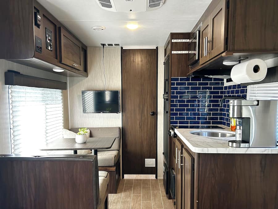 Trailer luxo | Área de estar