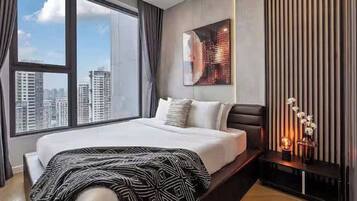 Suite Premier, 1 quarto, acesso ao Club Lounge, Vista para a cidade | Vista do quarto