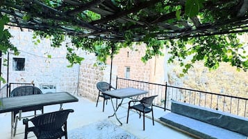 Terraço no piso superior