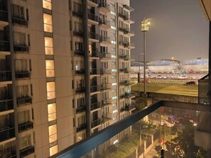 Apartamento, 1 quarto, varanda | Terrenos do alojamento