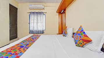 Lençóis de algodão egípcio, roupa de alta qualidade, cofre no quarto