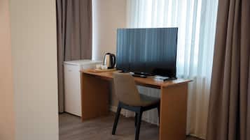 Quarto Duplo Superior | Minibar, cofre no quarto