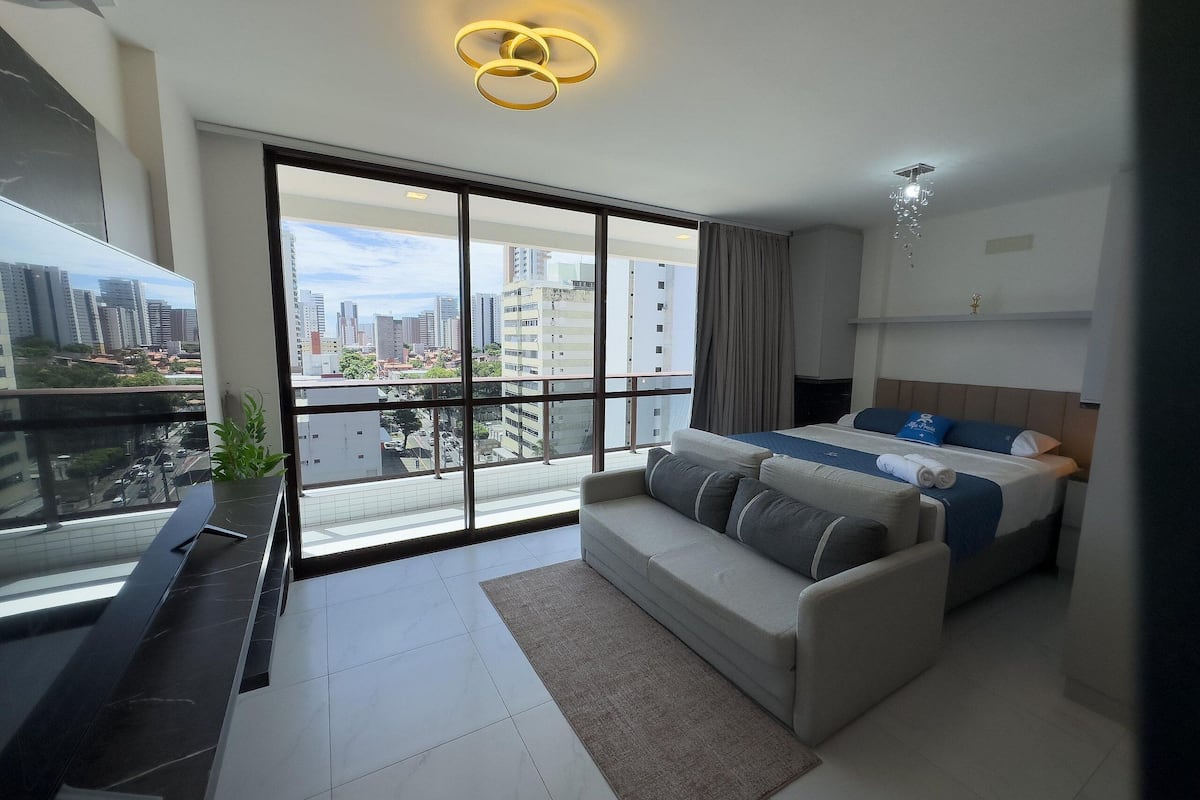 Apartamento de Luxo | Secretária, secretária adequada para computadores portáteis