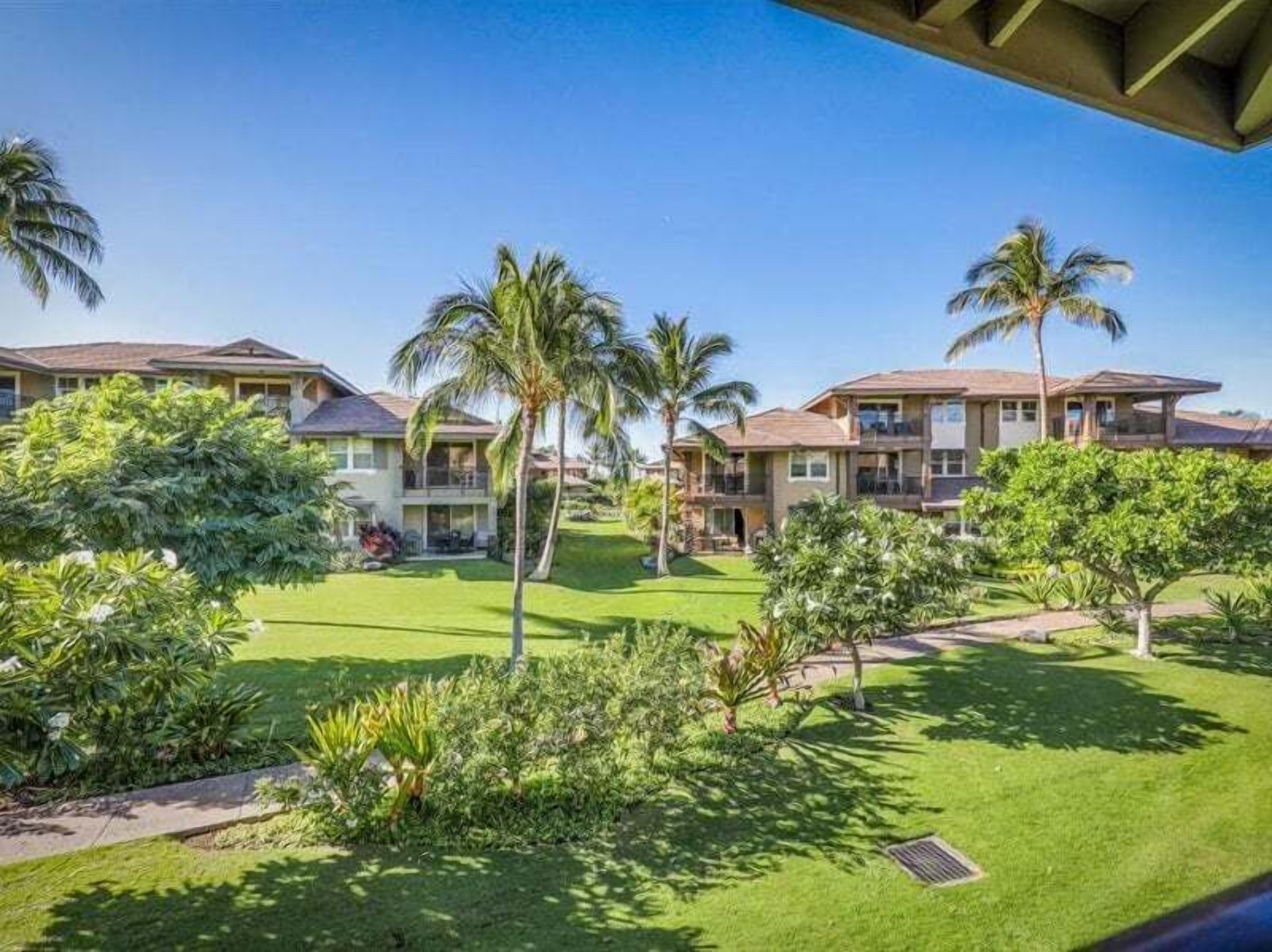 Apartamento em Condomínio Fechado, várias camas, lanai (alpendre havaiano) (Halii Kai 20D) | Vista do quarto