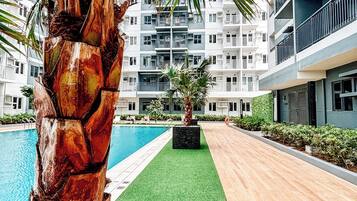 Estúdio, 1 quarto, varanda | Piscina | Piscina exterior