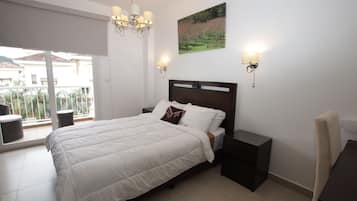 Apartamento | Wi-Fi de cortesia, roupa de cama