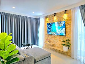 Villa, 3 quartos, acessível, fumadores | Sala de estar