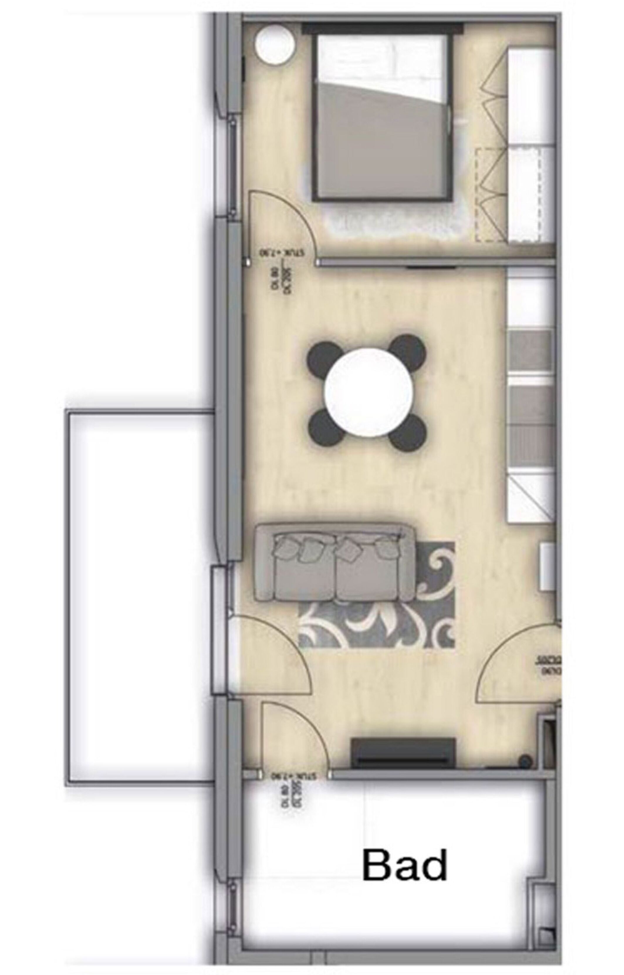Apartamento | Planta do andar