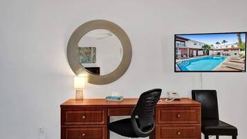 Estúdio Clássico, vista para a praia (Waves 18) | Sala de estar